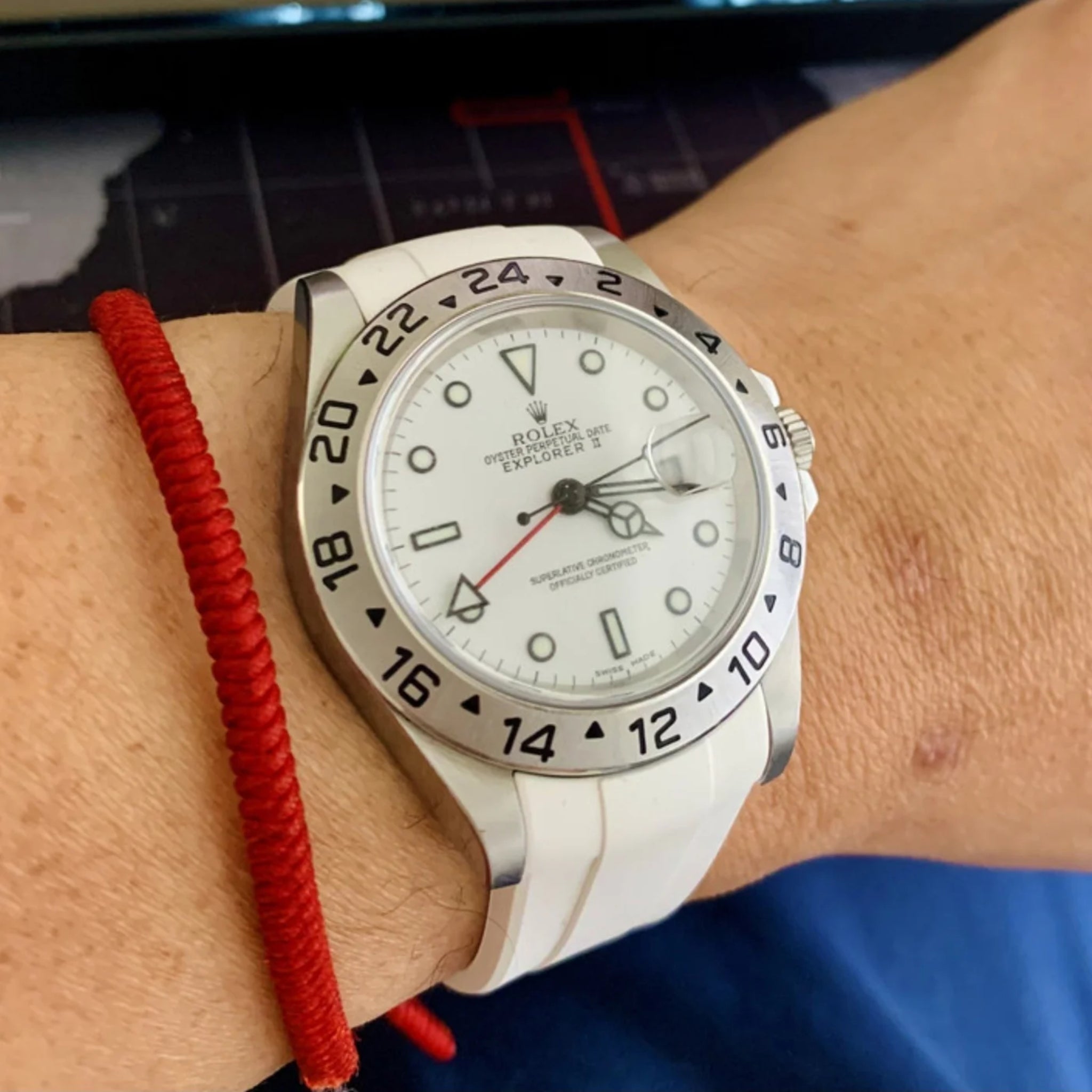 Rubber Straps for Rolex Explorer II - Helvetus® Switzerland