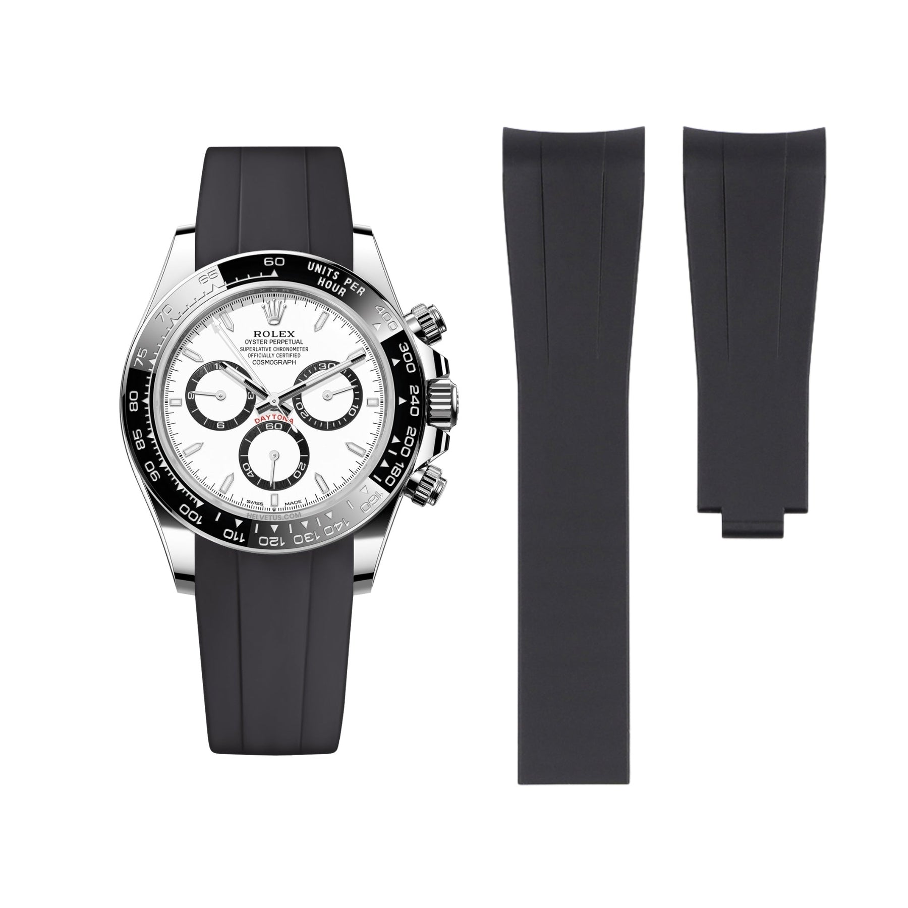 Rolex Rubber Straps – Premium Replacement Bands | Helvetus®