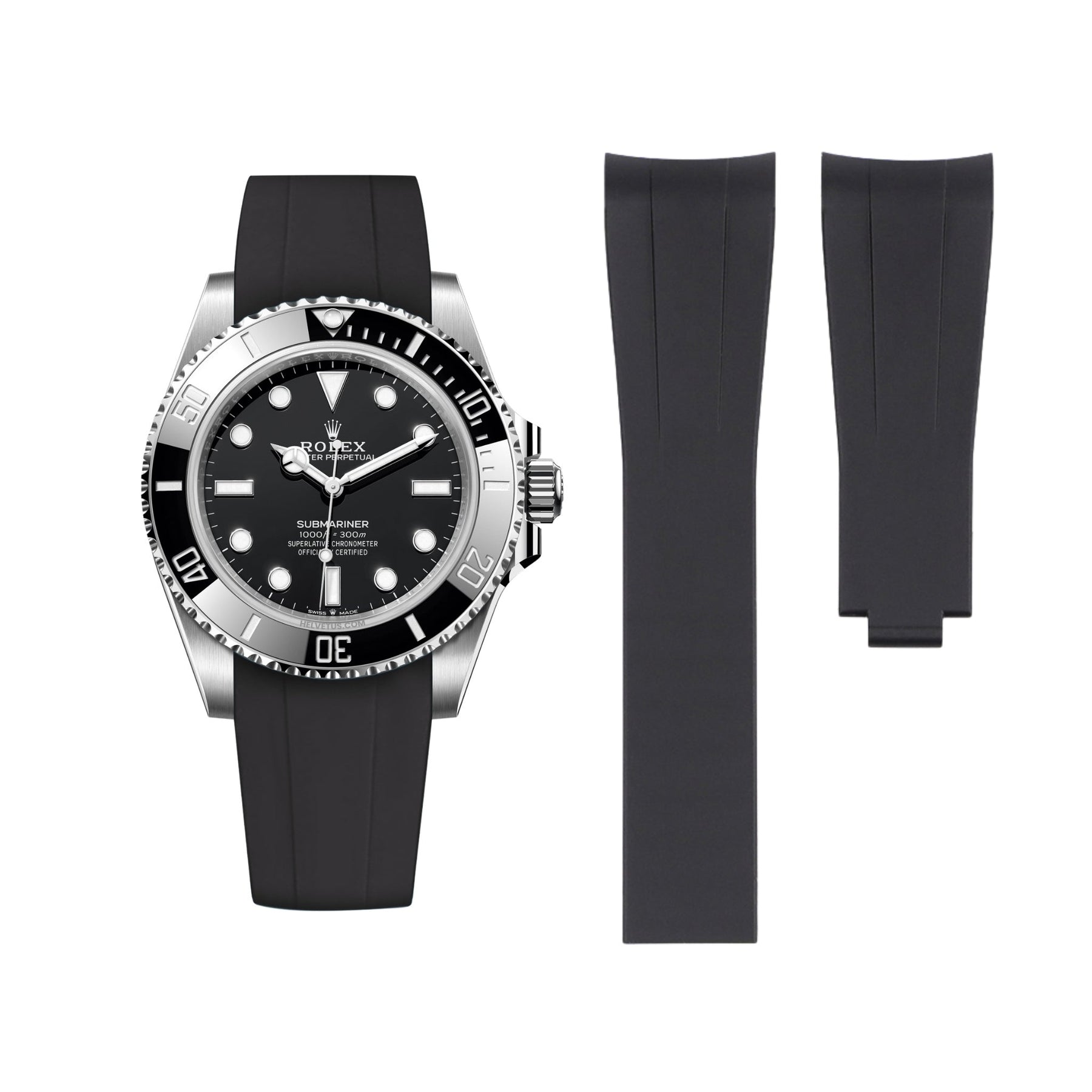 Rolex Rubber Straps – Premium Replacement Bands | Helvetus®