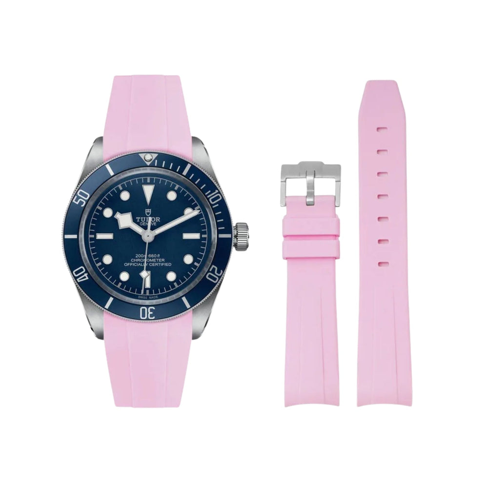 Pink Straps for Tudor Black Bay Models - Helvetus® Switzerland