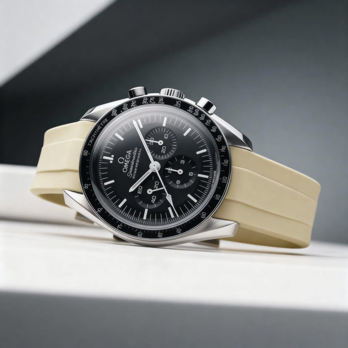 Omega Speedmaster Strap in Beige - Helvetus® Switzerland