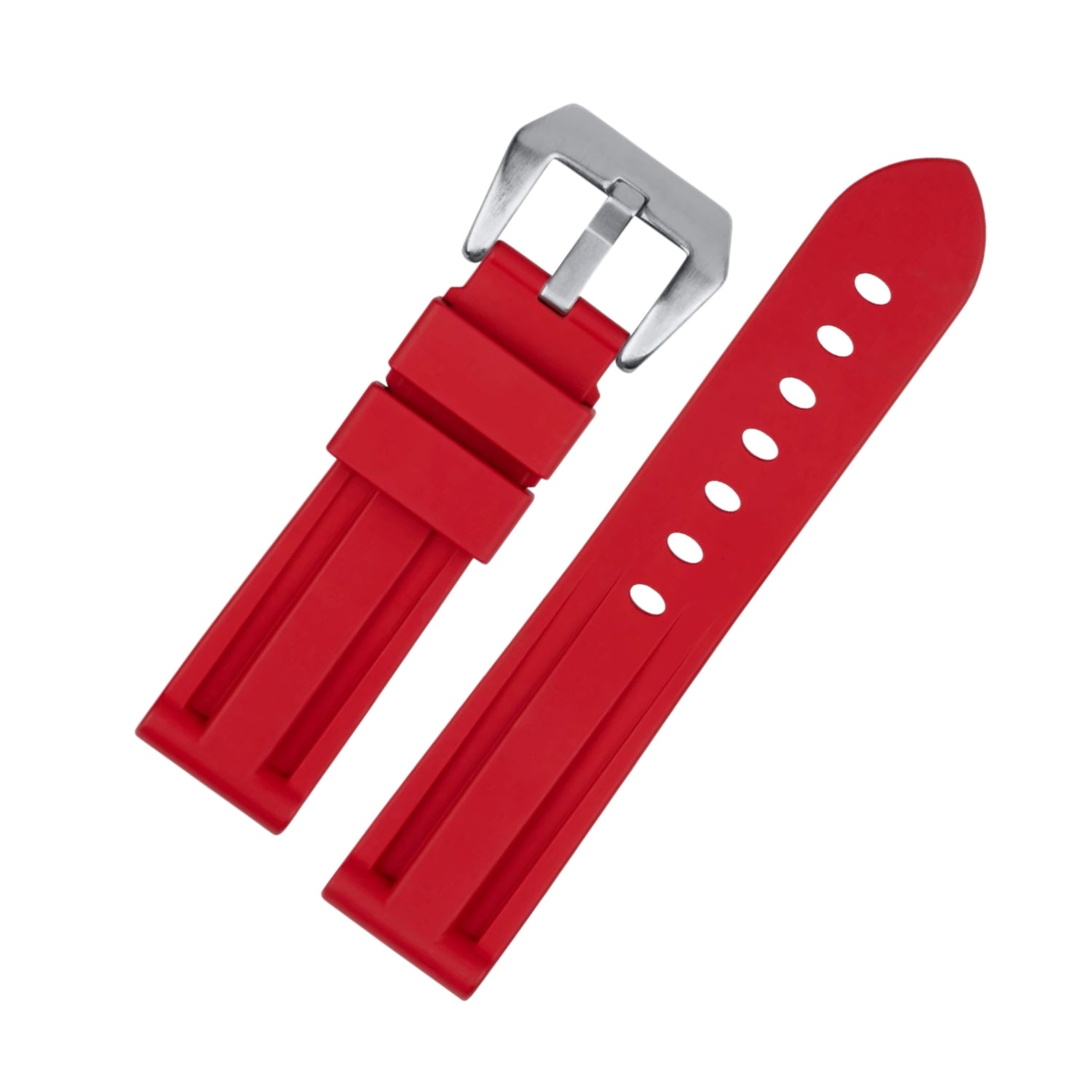 Panerai Rubber Strap in Red - Helvetus® Switzerland